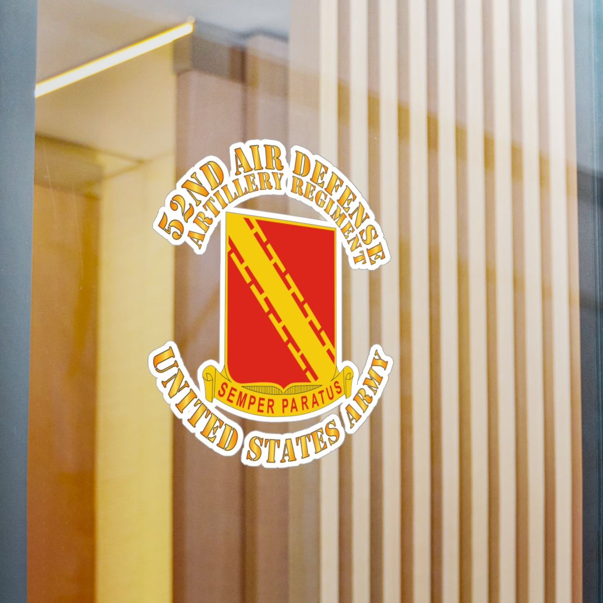 Kiss-Cut Vinyl Decals - Army - 52nd Air Defense Artillery Regiment - U – MIP Brand Store