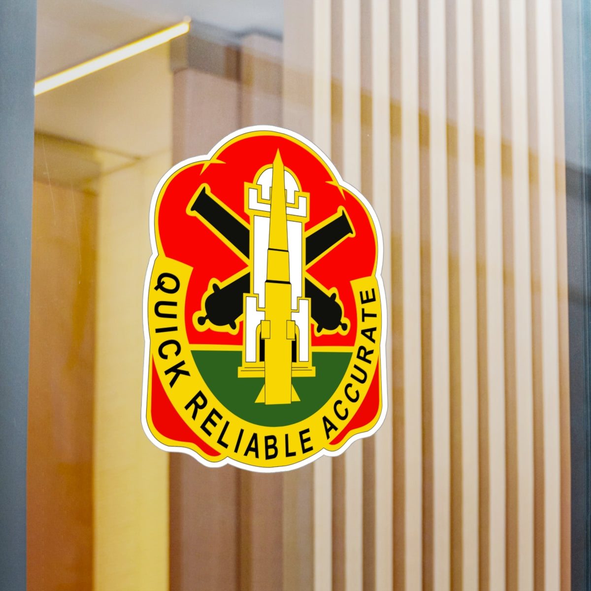 Kiss-Cut Vinyl Decals - Army - 56th Field Artillery Command - DUI wo t – MIP Brand Store