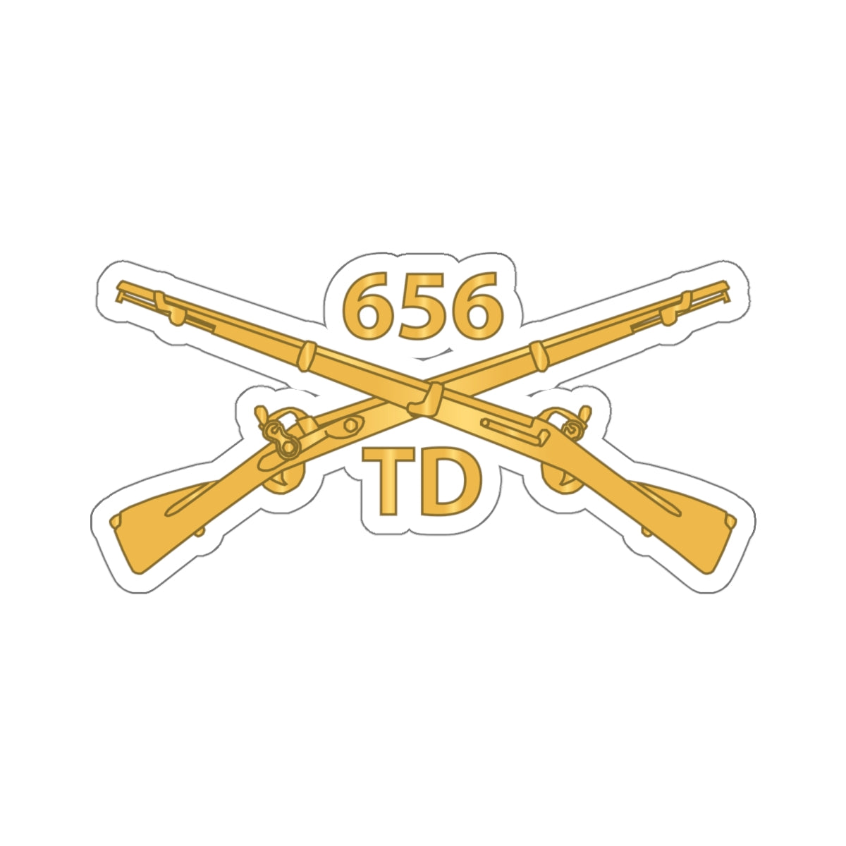 Kiss- Cut Stickers - 656th Tank Destroyer Battalion wo Txt X 300 – MIP Brand Store