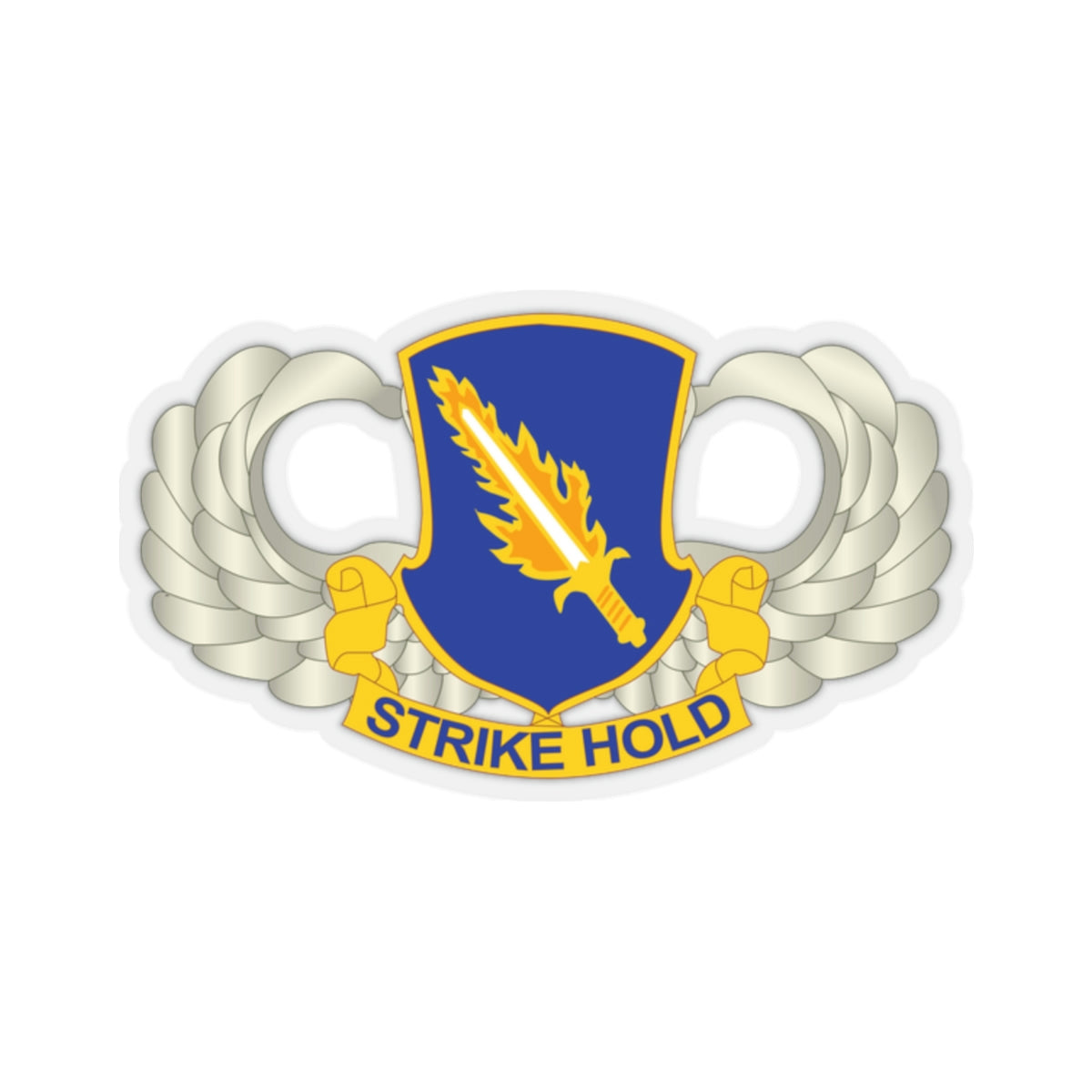 Kiss Cut Stickers Army Airborne Badge 504th Infantry Regiment N