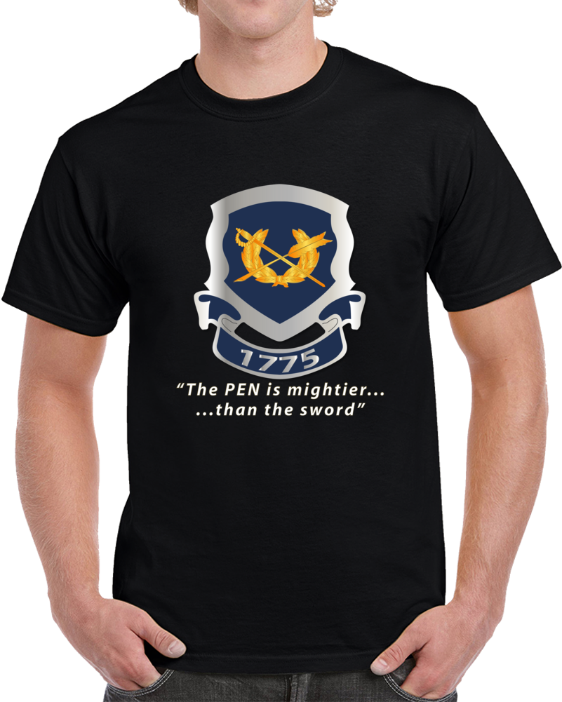Army - Jag Corps Crest - Pen Is Mighter X 300 Classic T Shirt, Crewnec ...
