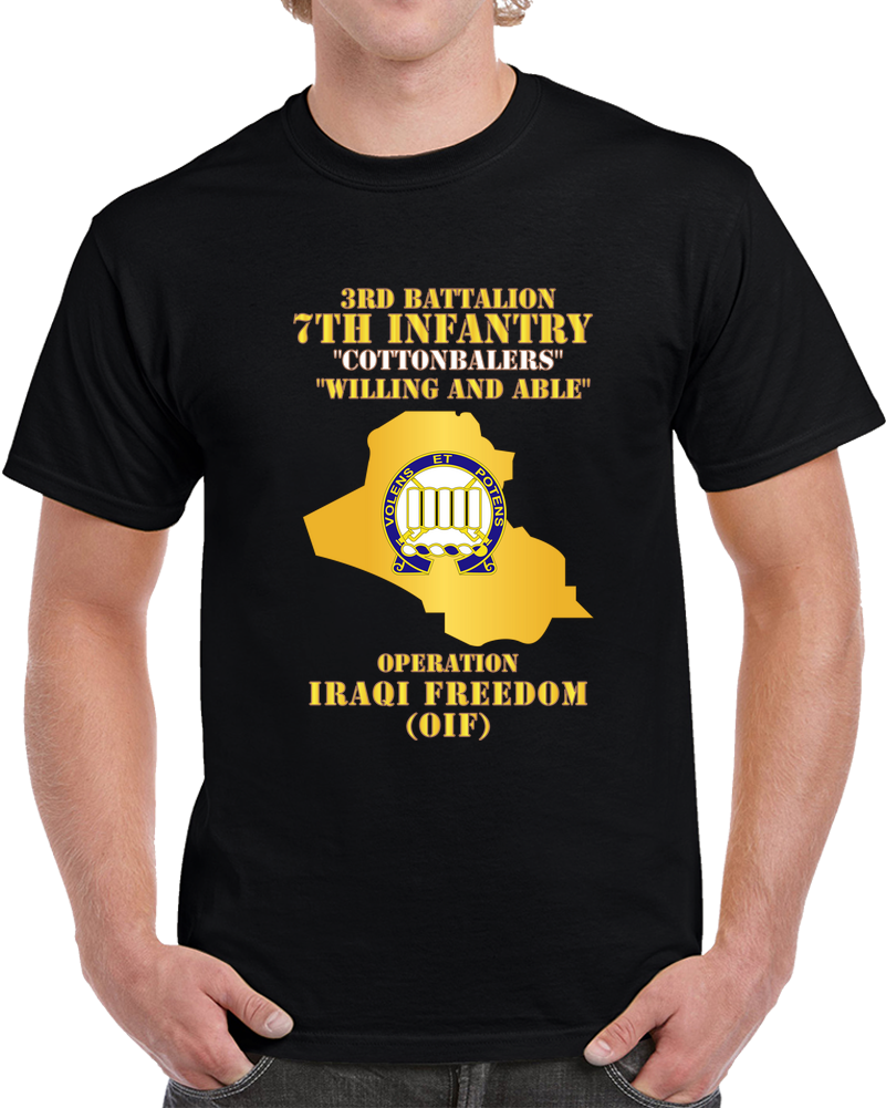 Army - 3rd Bn 7th Infantry Regt - Cottonbailers - Willing And Able - O ...