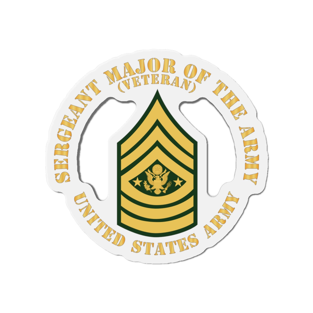 Die-Cut Magnets -SSI - Army - Sergeant Major of the Army - SMA - Veter ...