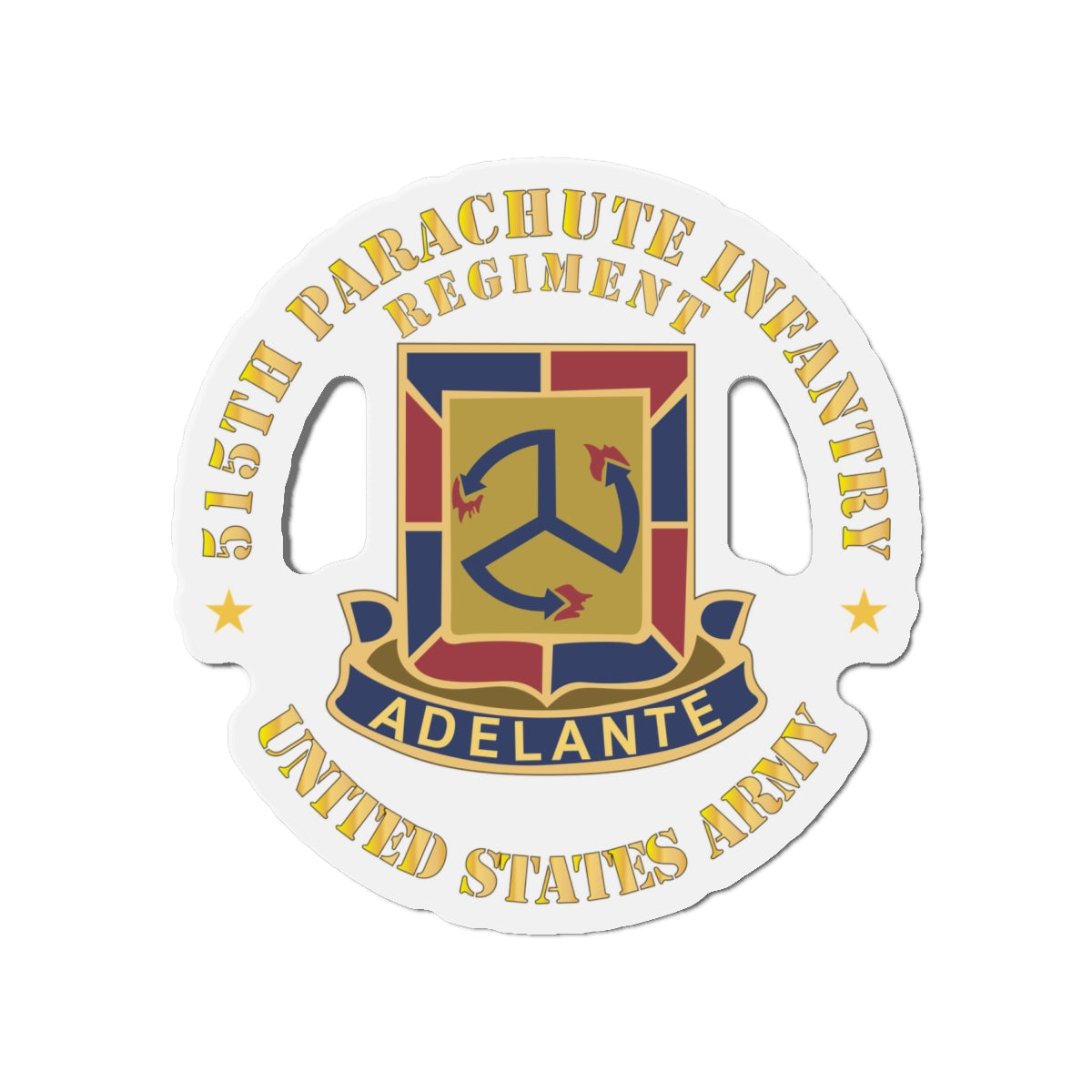 Die-Cut Magnets - Army - 515th Parachute Infantry Regiment - DUI - Uni ...