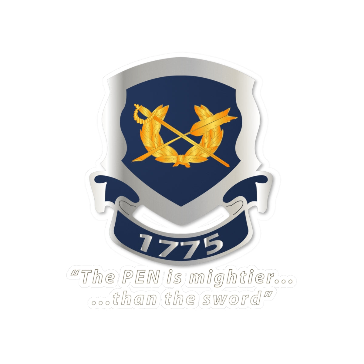 Kiss-Cut Vinyl Decals - Army - Jag Corps Crest - Pen is Mighter X 300 ...