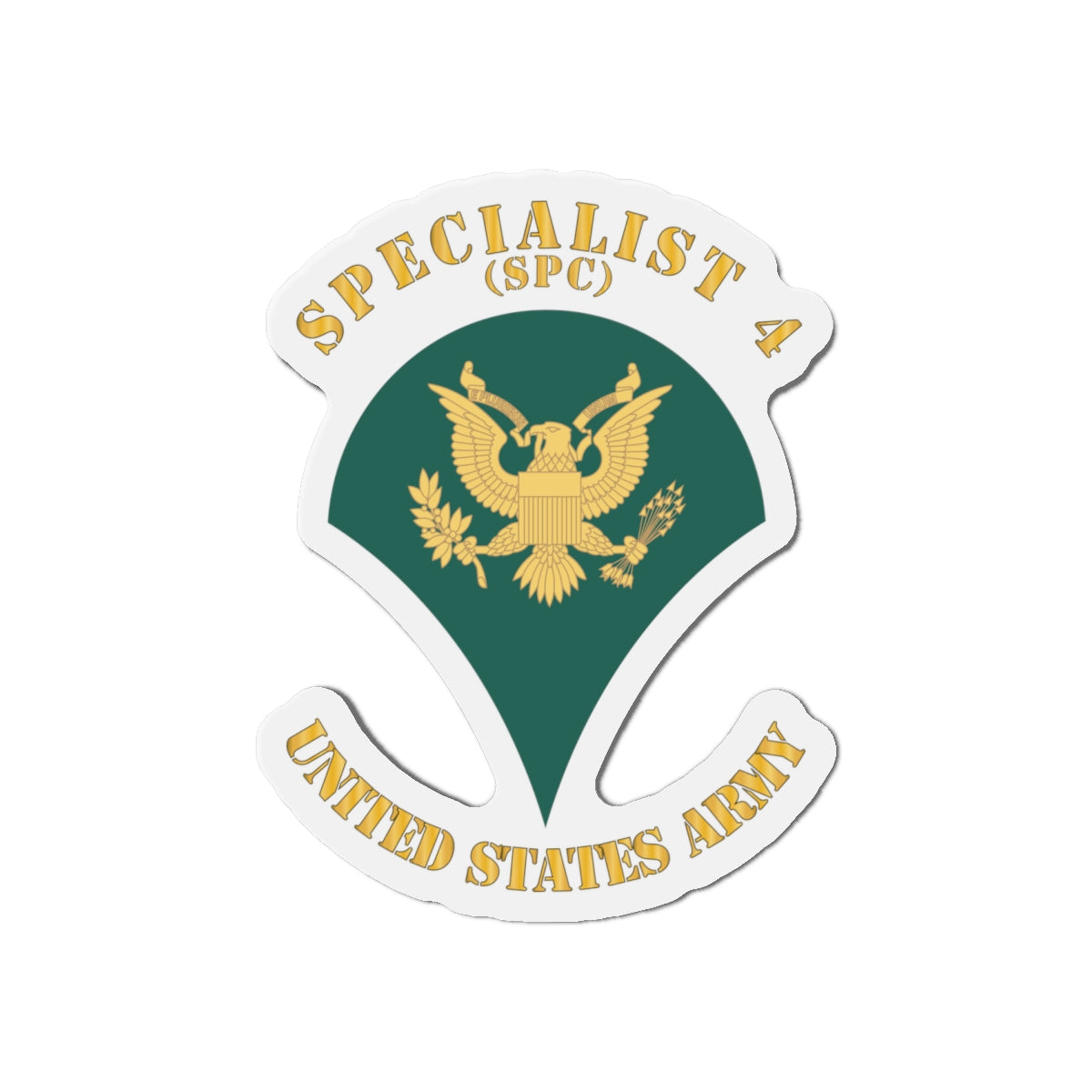 Die-Cut Magnets - Army - 555th Parachute Infantry Battalion - SSI w Br ...