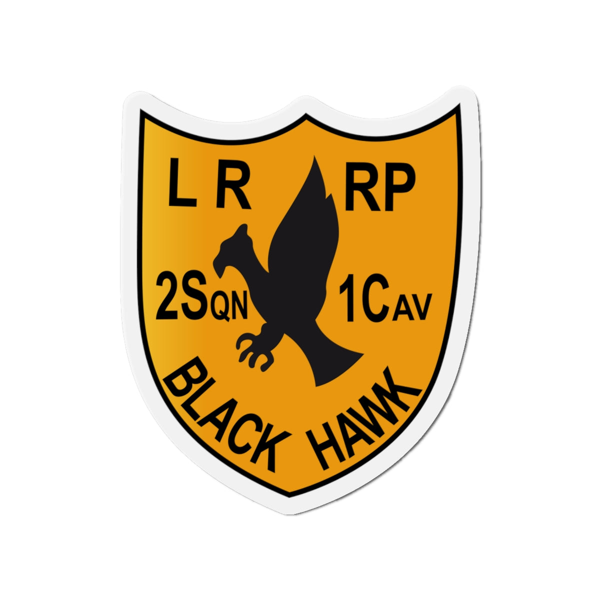 Die-Cut Magnets - Army - 2nd Squadron, 1st Cav Regt LRRP - Black Hawk ...
