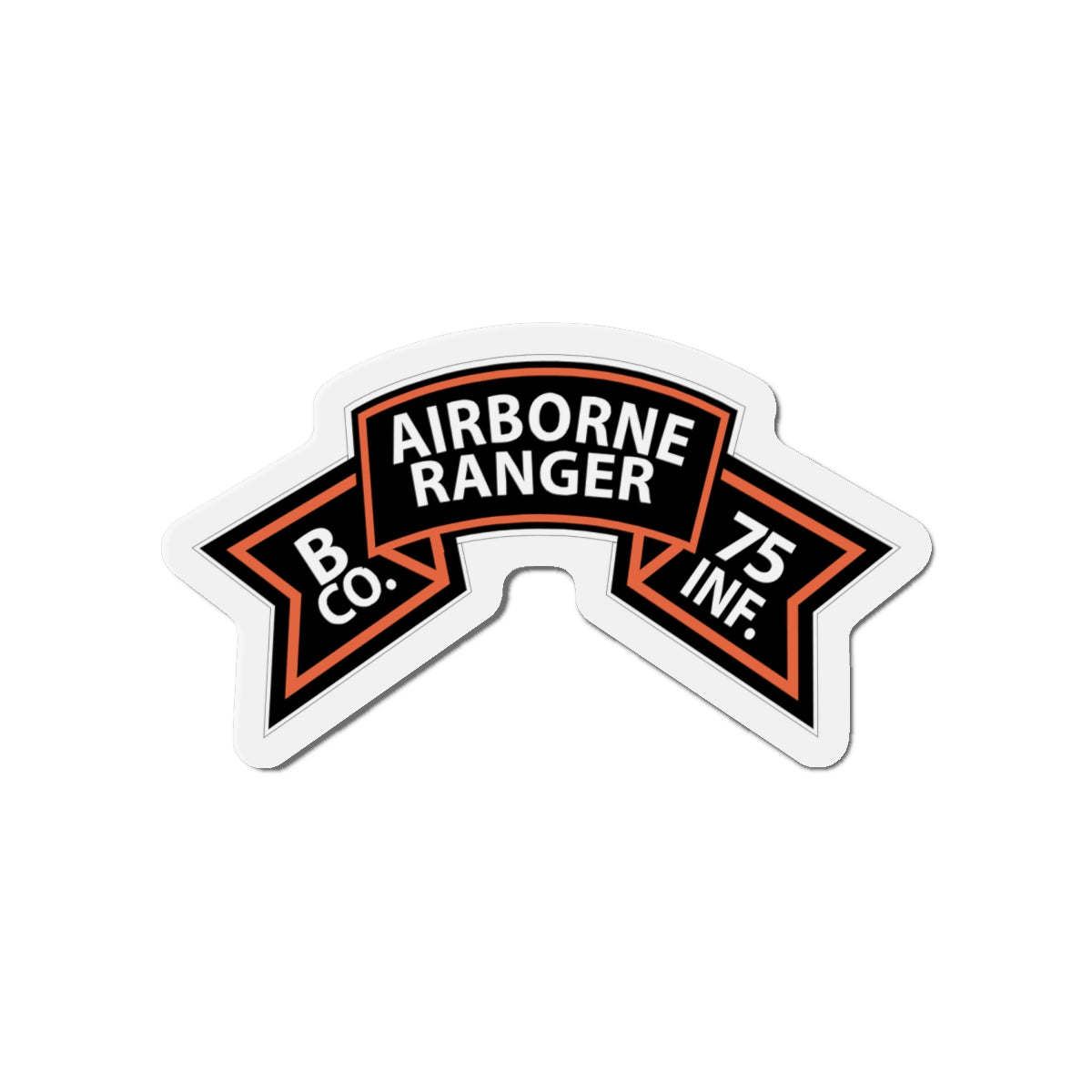Die-Cut Magnets -SSI - B Co 75th Infantry (Ranger) Scroll X 300 – MIP ...
