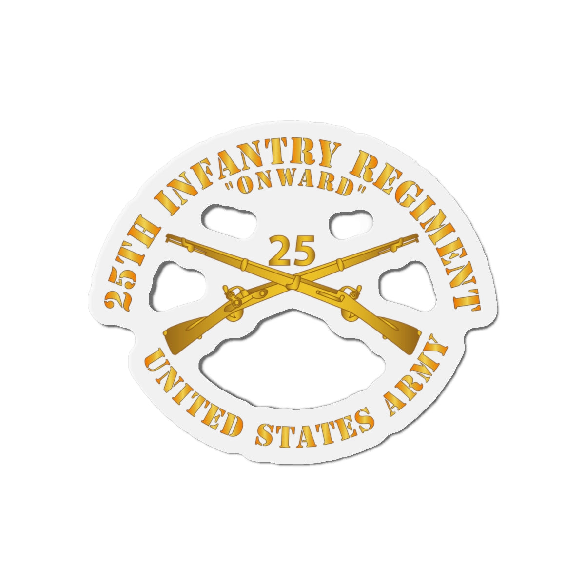 Die-Cut Magnets - 25th Infantry Regiment - Onward - Branch Insignia ...