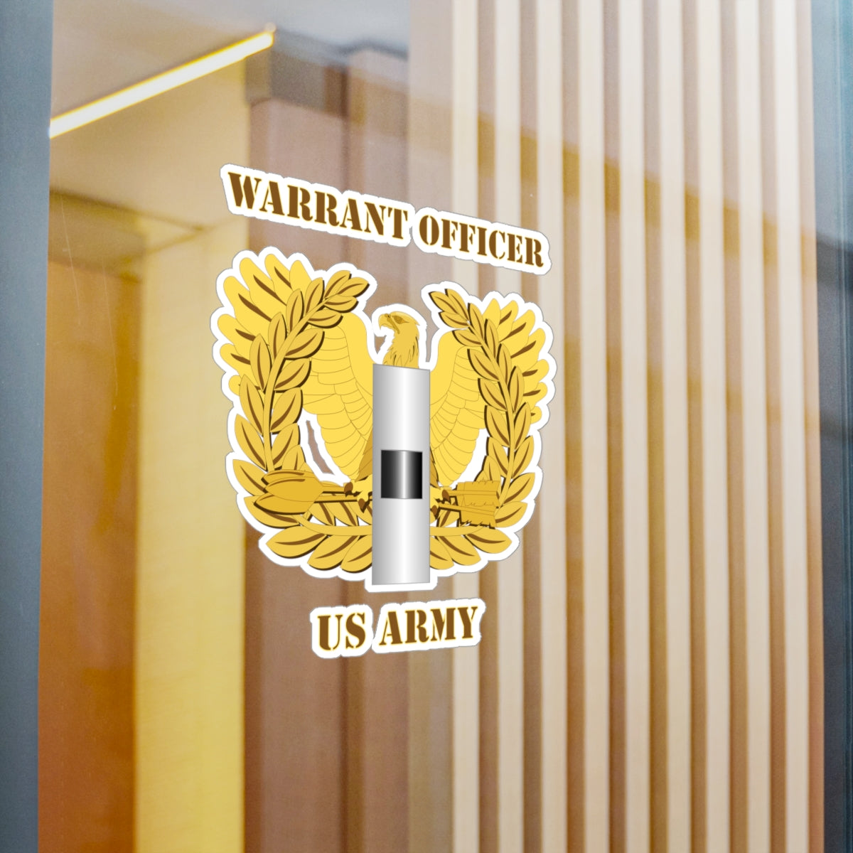 Kiss-Cut Vinyl Decals - Army - Emblem - Warrant Officer - CW01 – MIP ...