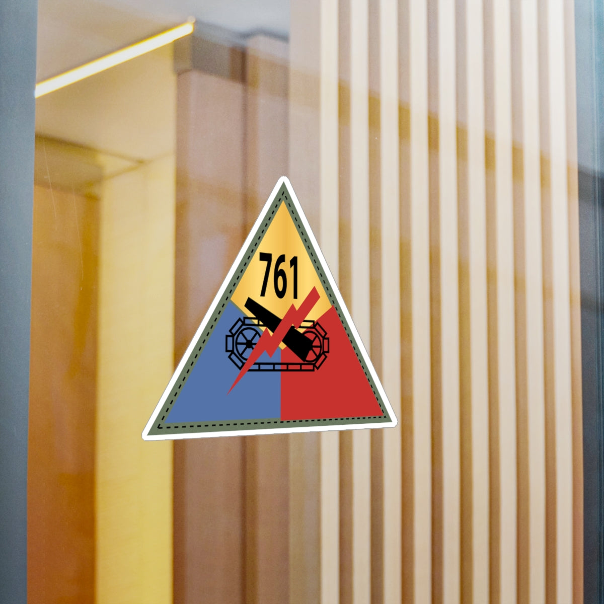 761st Tank Battalion SSI Vinyl Decals | Shoulder Sleeve Insignia ...