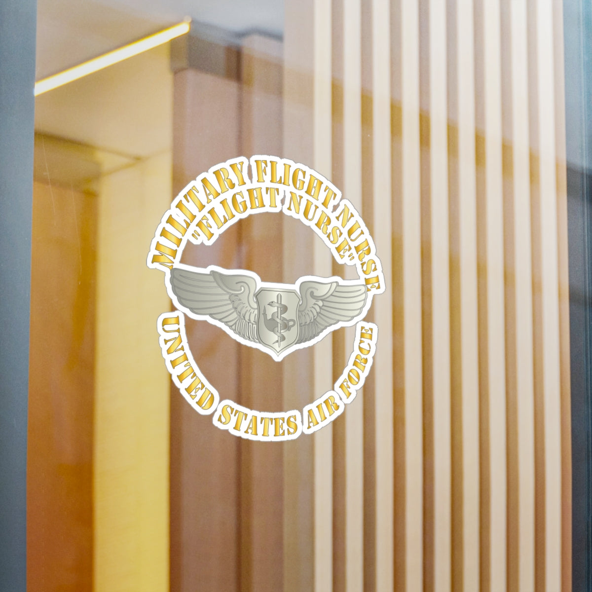 Kiss-Cut Vinyl Decals - USAF - Military Flight Nurse - Flight Nurse ...