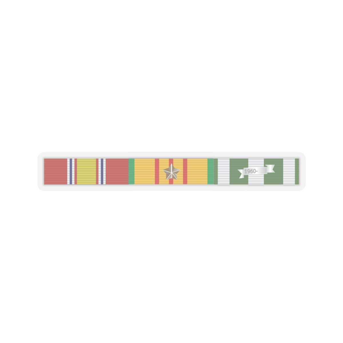 Kiss - Cut Stickers - Army - Vietnam Ribbons SVC bar w 1 Campaign Star ...