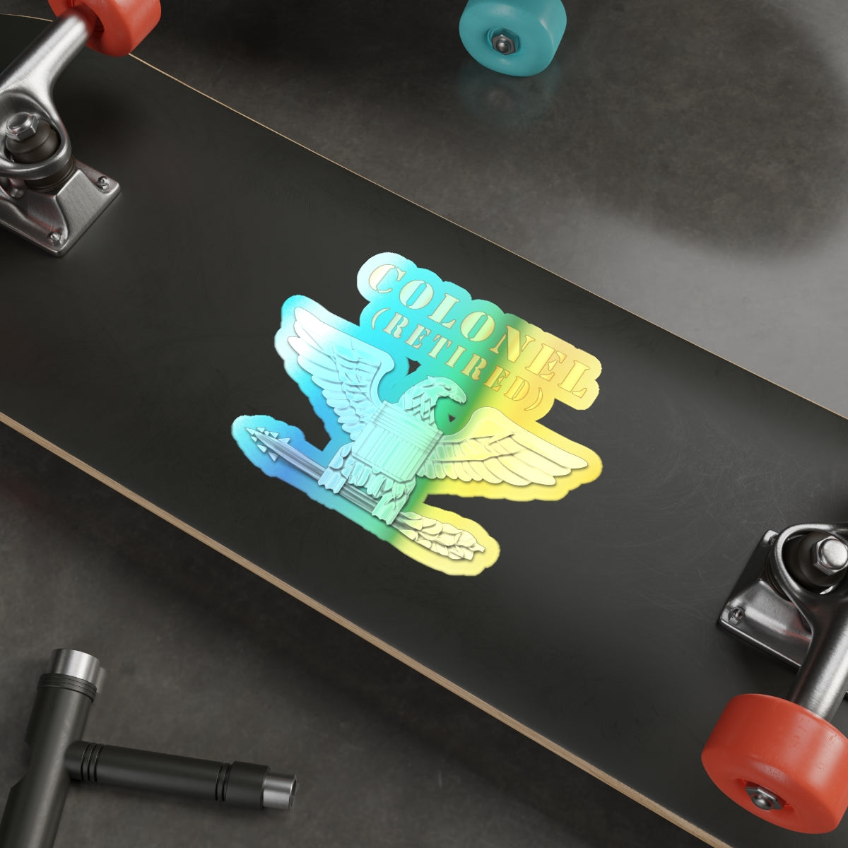 Holographic Die-cut Stickers - Colonel - Retired X 300 – MIP Brand Store