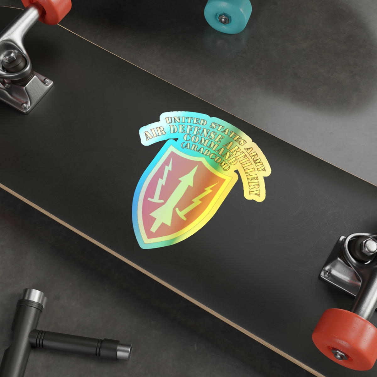 Holographic Die-cut Stickers - SSI - United States Army Air Defense Ar ...