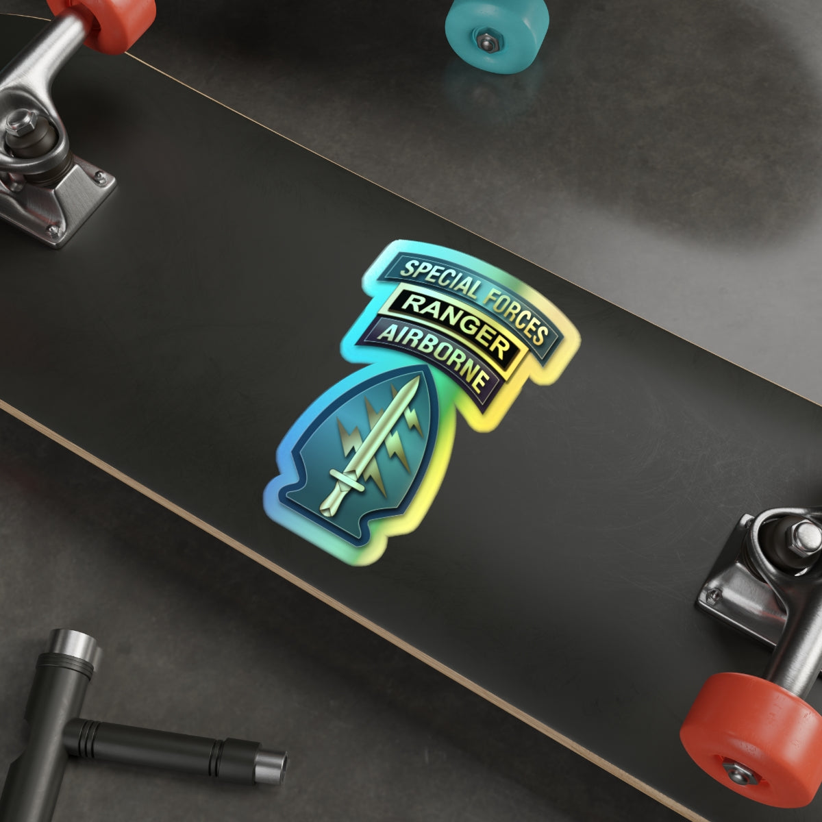 Holographic Die-cut Stickers - SOF - Special Forces - Ranger -SSI V1 ...