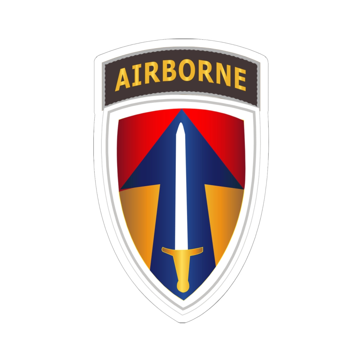 Kiss-Cut Stickers - Army - II Field Force w Airborne Tab LRRP – MIP ...