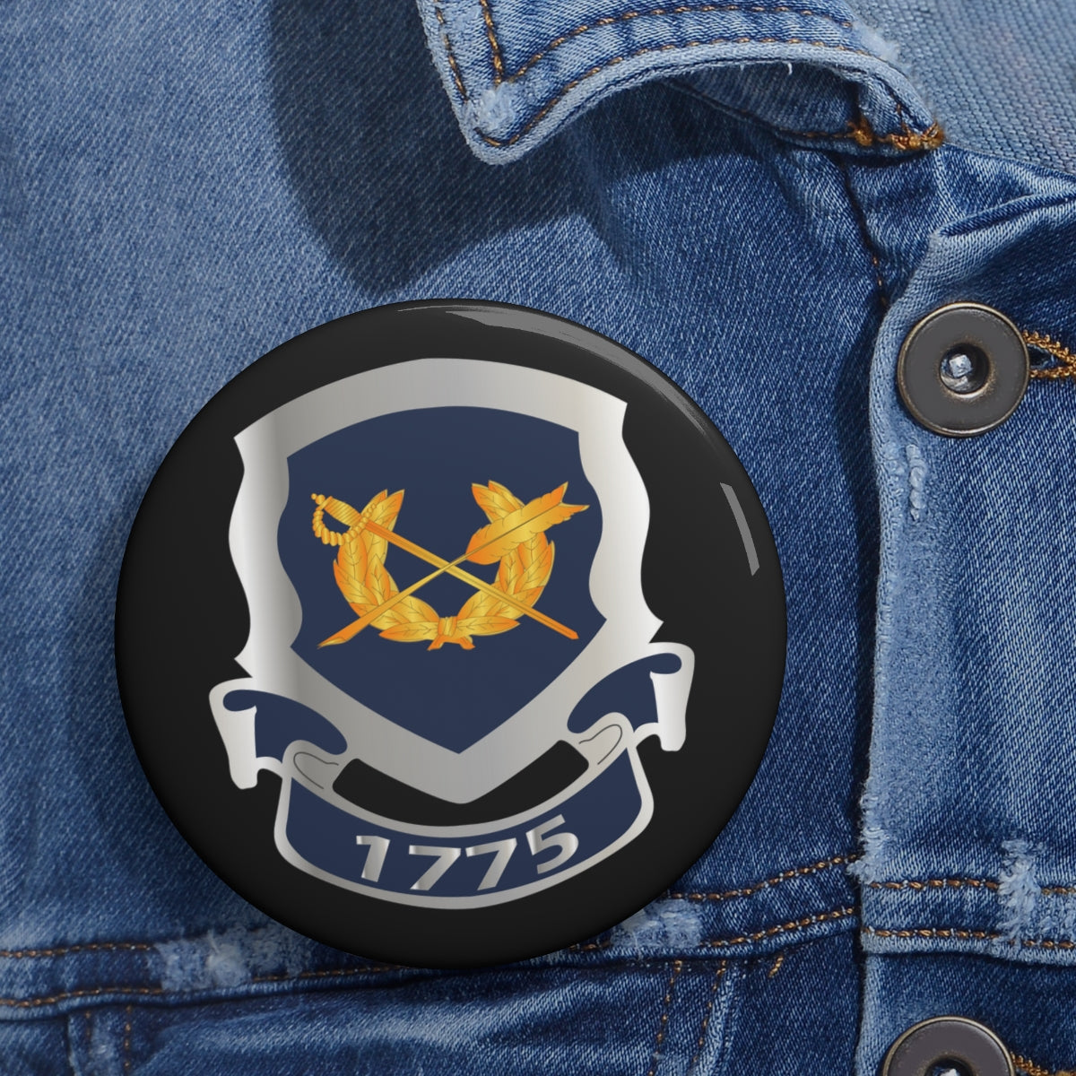 Custom Pin Buttons - Jag Corps Crest wo Txt w DS X 300 – MIP Brand Store