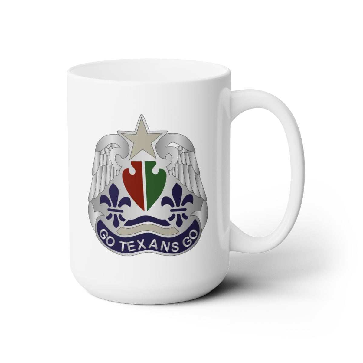 White Mug 15oz - Army - 1st Airborne Bde - TXARNG - DUI wo Txt X 300 ...