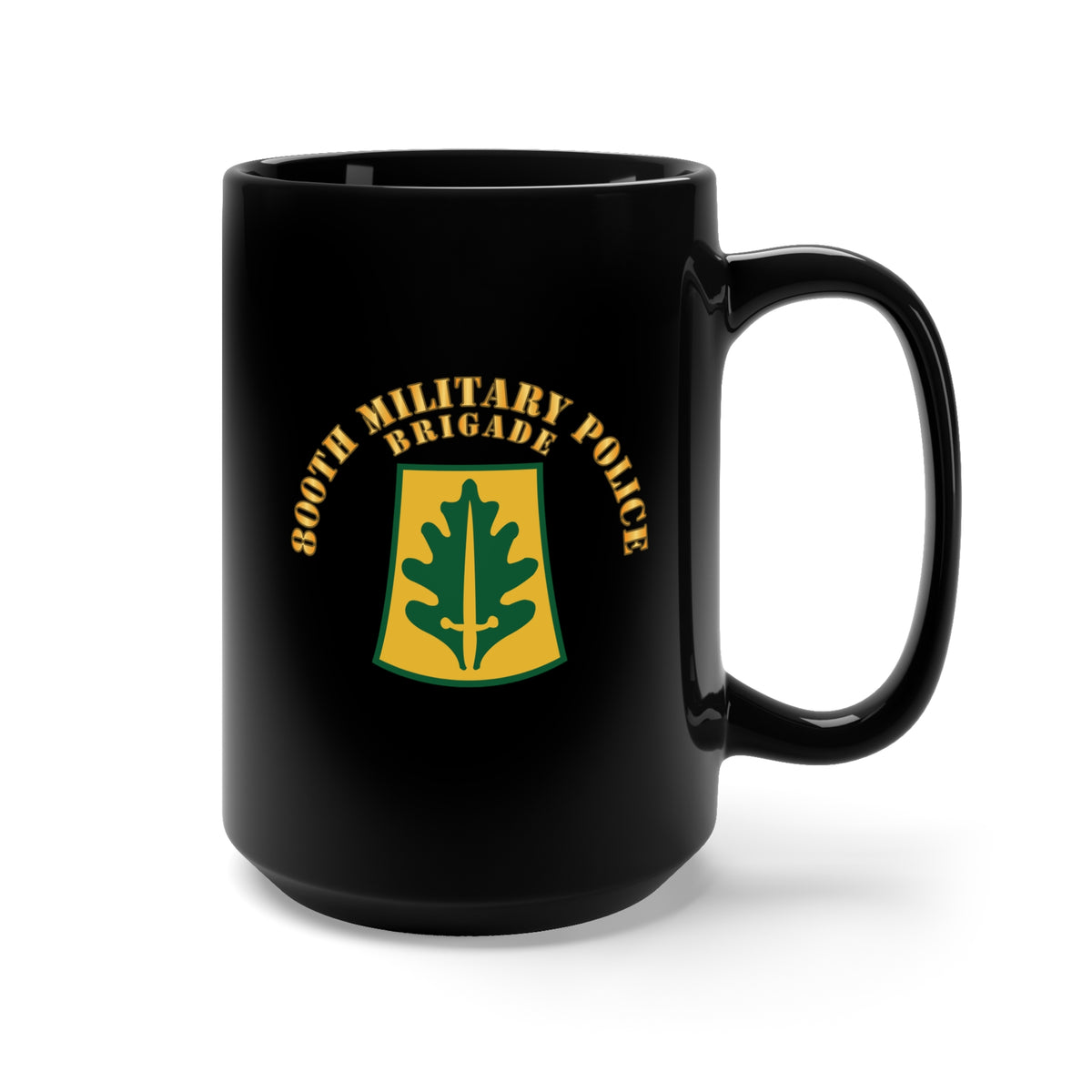 Black Mug 15oz - SSI - 800th Military Police Brigade with Txt X 300 ...