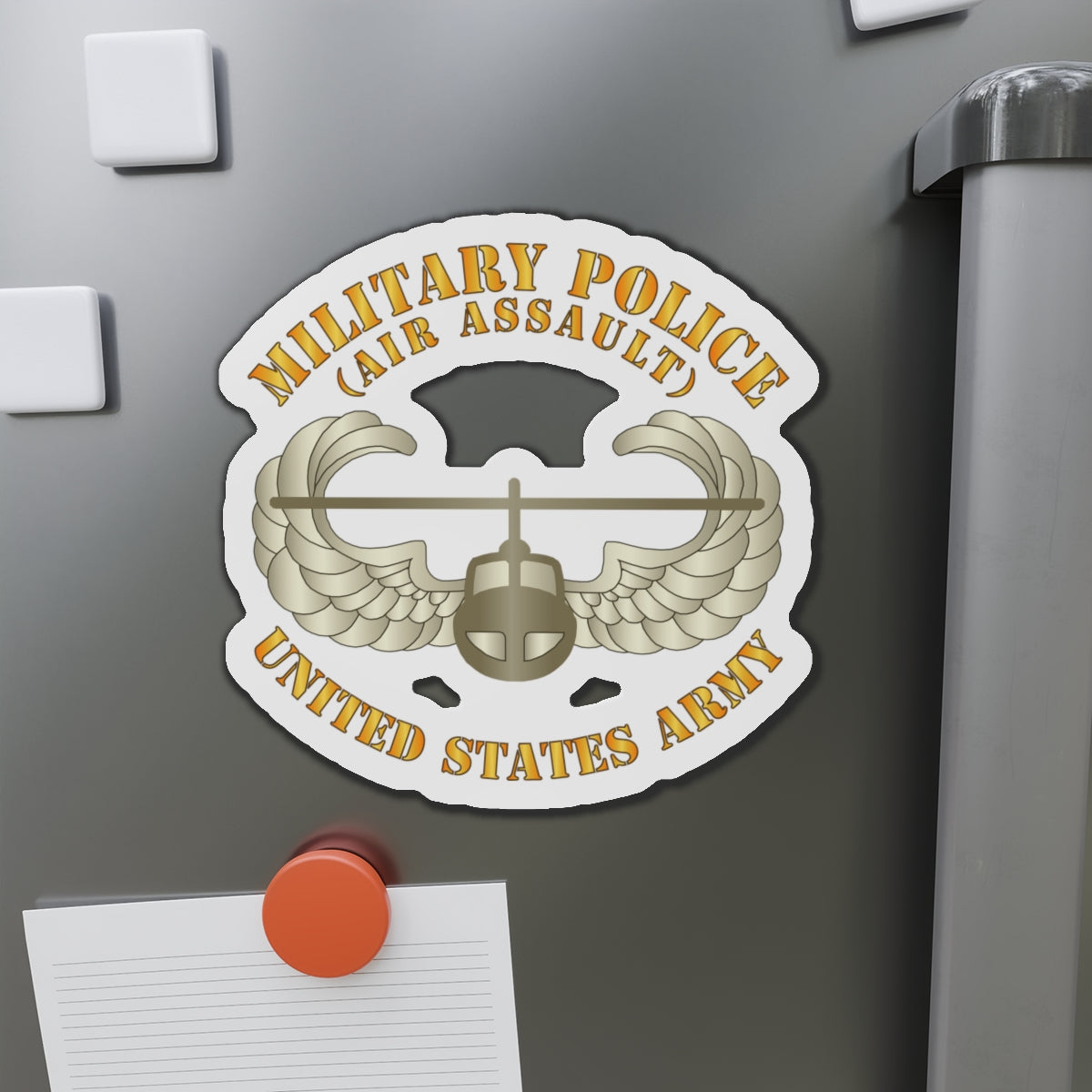 Die-Cut Magnets - Army - Military Police w Air Assault Badge – MIP ...