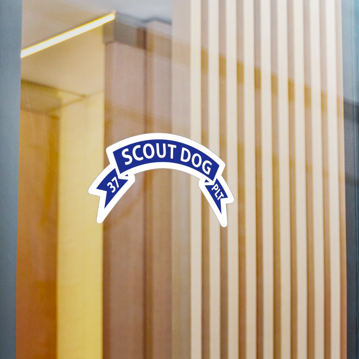 Kiss-Cut Vinyl Decals - Army - 37th Scout Dog Platoon Tab – MIP Brand Store