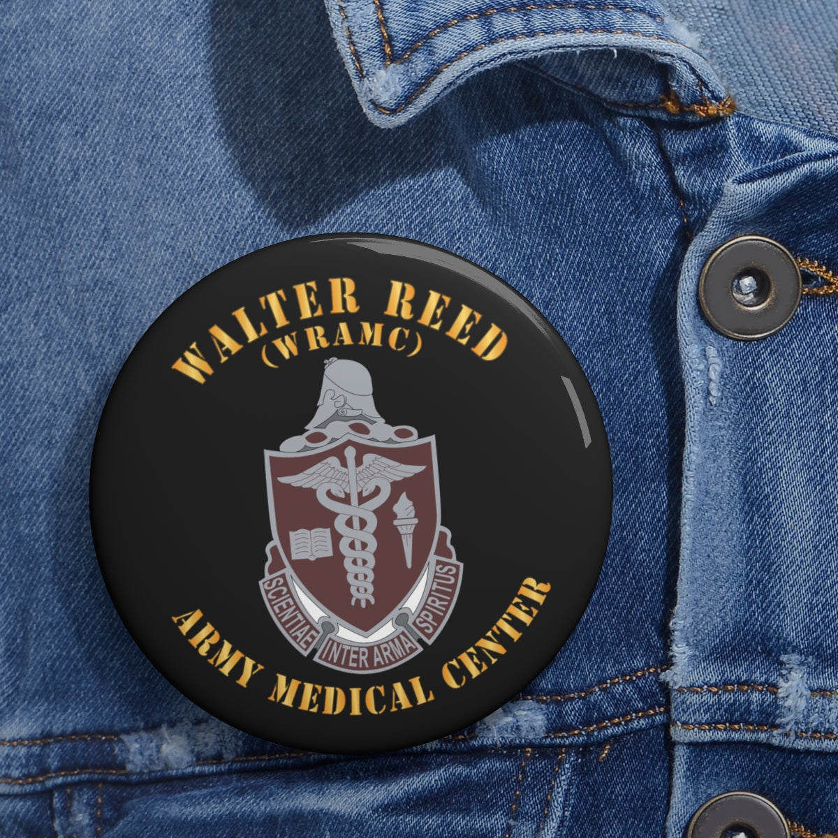 Custom Pin Buttons - DUI - Walter Reed Army Medical Center X 300 – MIP ...