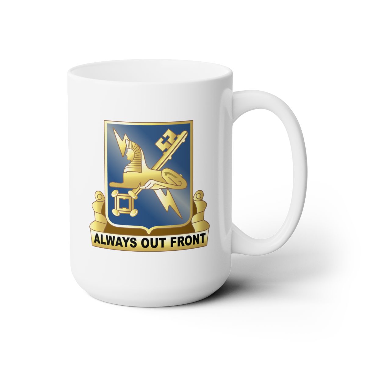 White Mug 15oz - Army - Military Intellligence Corps Branch DUI wo Txt ...
