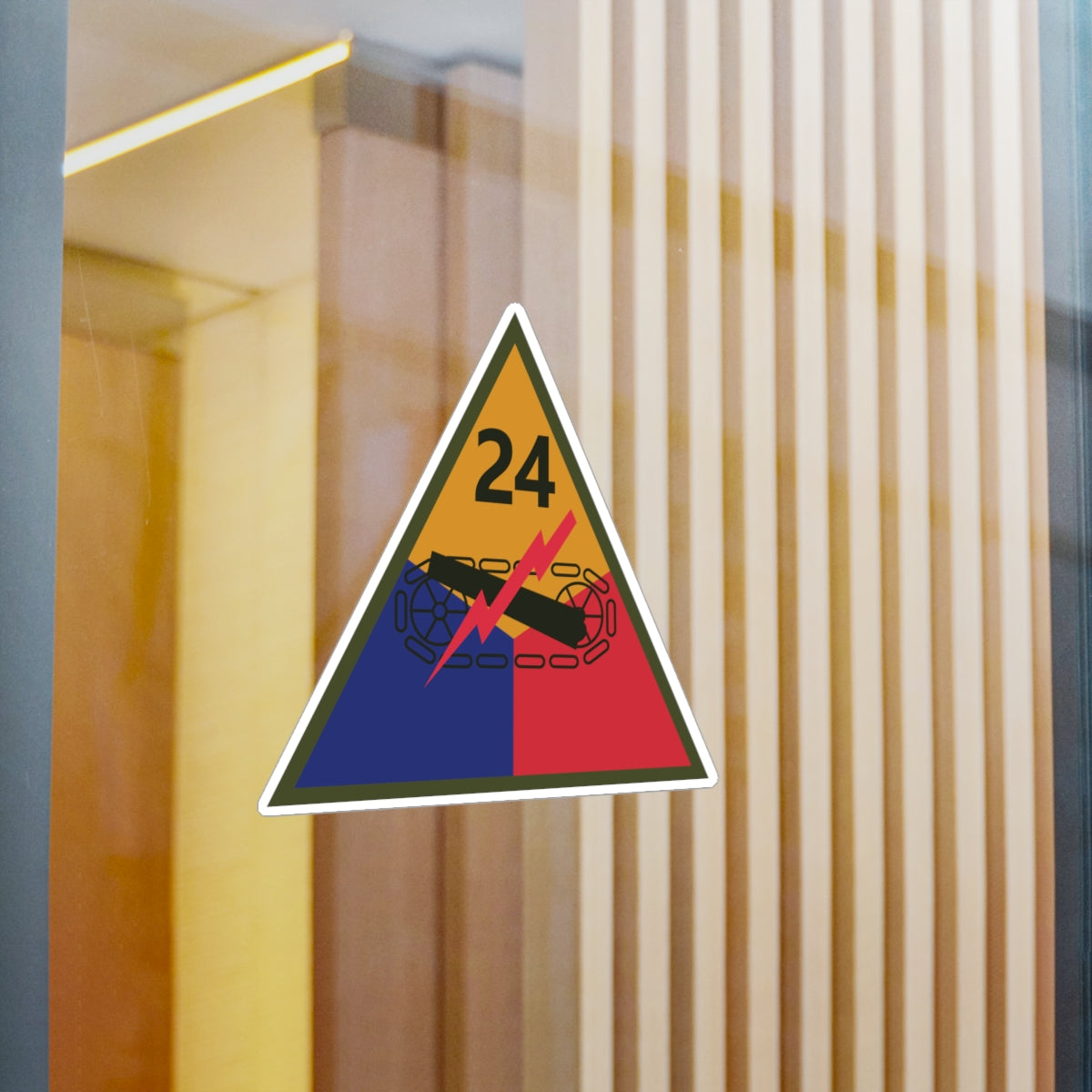 Kiss-Cut Vinyl Decals - SSI - 24th Armored Division X 300 – MIP Brand Store