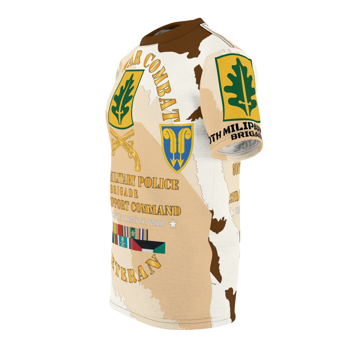 Over Printing (AOP) - Gulf War Combat Vet - 800th Military Police Brig ...