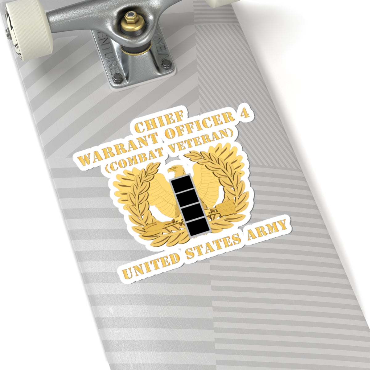 Kiss-Cut Stickers - Army - Chief Warrant Officer - CW04 - Combat Veter ...