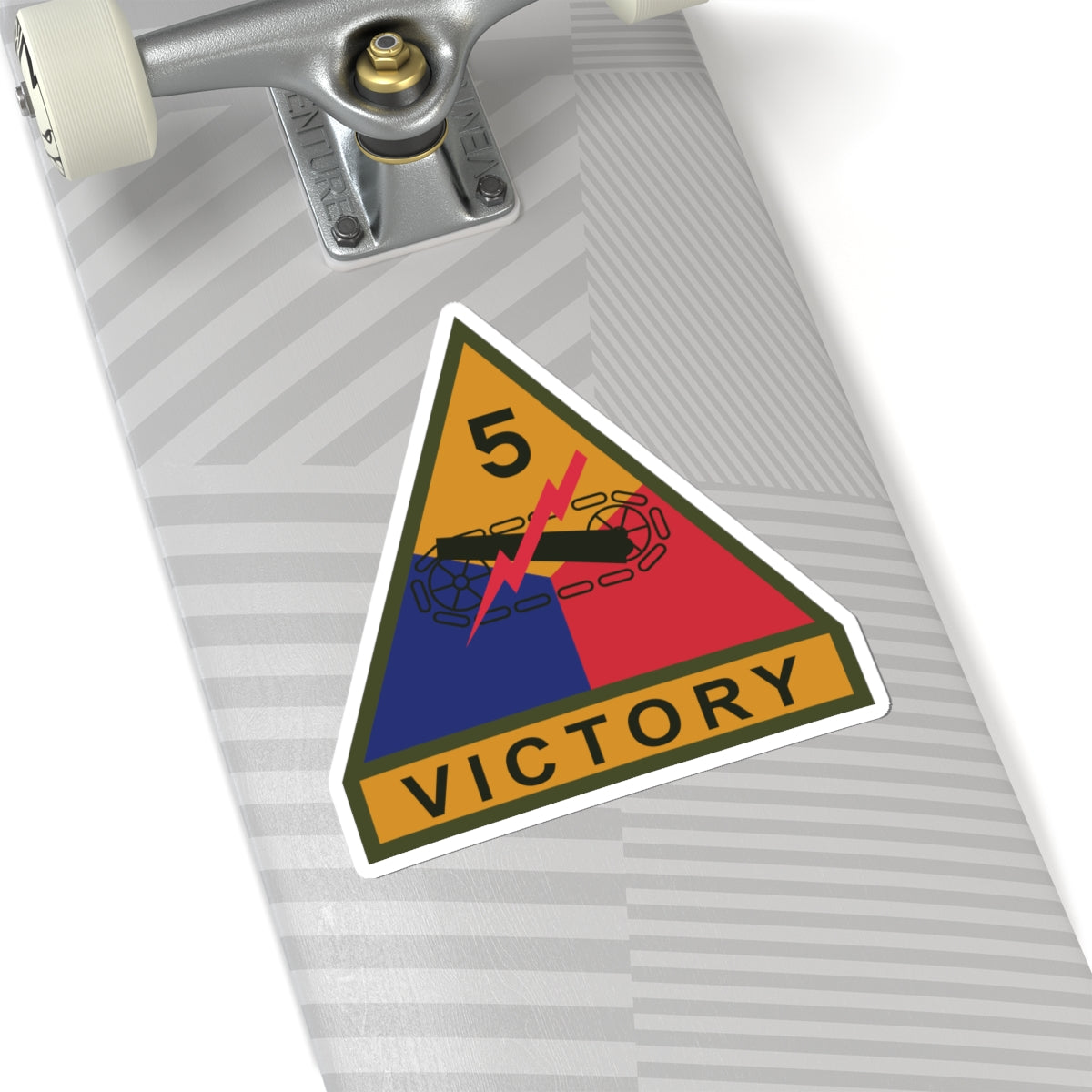 Kiss-Cut Stickers - SSI - 5th Armored Division w Name Tape – MIP Brand ...