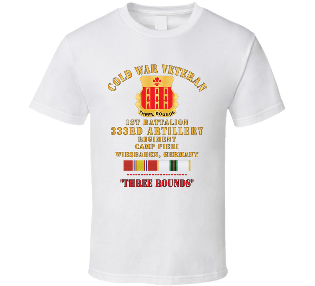 1st Bn 333rd Artillery Regiment Cold War Vet | Camp Pier Germany Tee ...