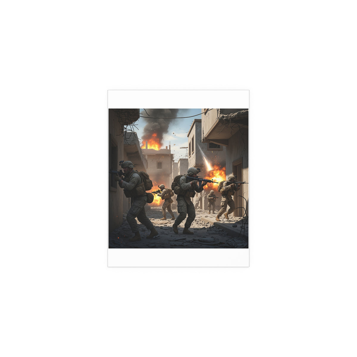 Indoor and Outdoor Silk Posters - 2nd Battle of Fallajuh Iraq War – MIP ...