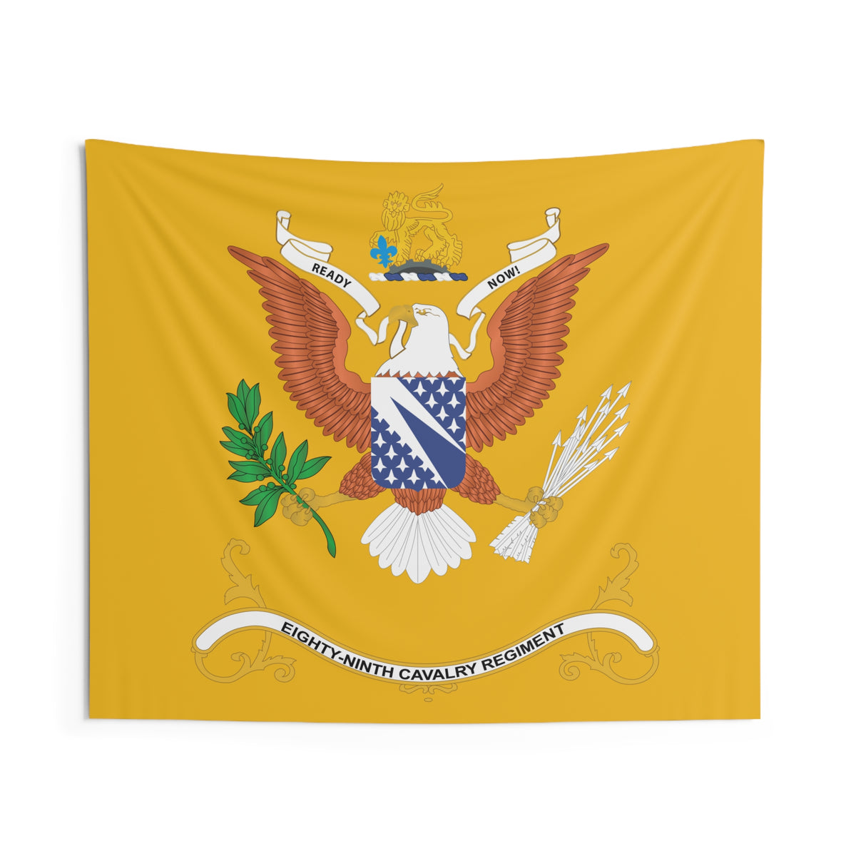 Indoor Wall Tapestries - 89th Cavalry Regiment - Regimental Colors Tap ...
