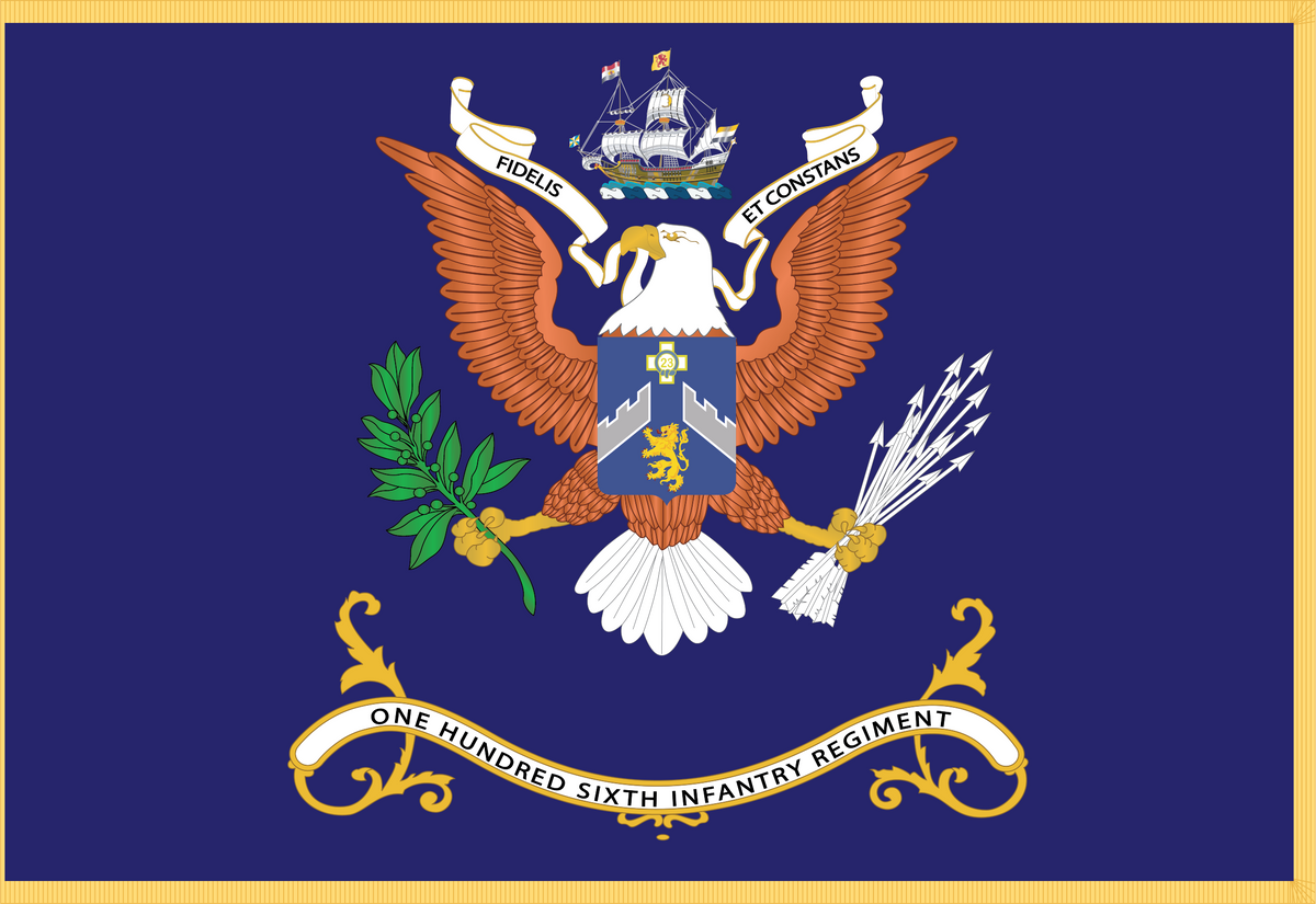 Rectangle Flags - Army - Regimental Colors - 106th Infantry Regiment ...