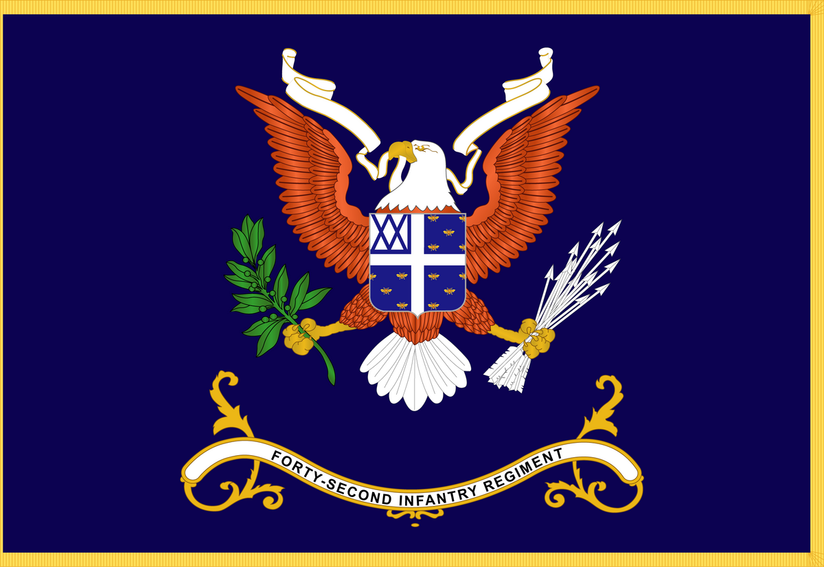Rectangle Flags - Army - Regimental Colors - 42nd Infantry Regiment ...
