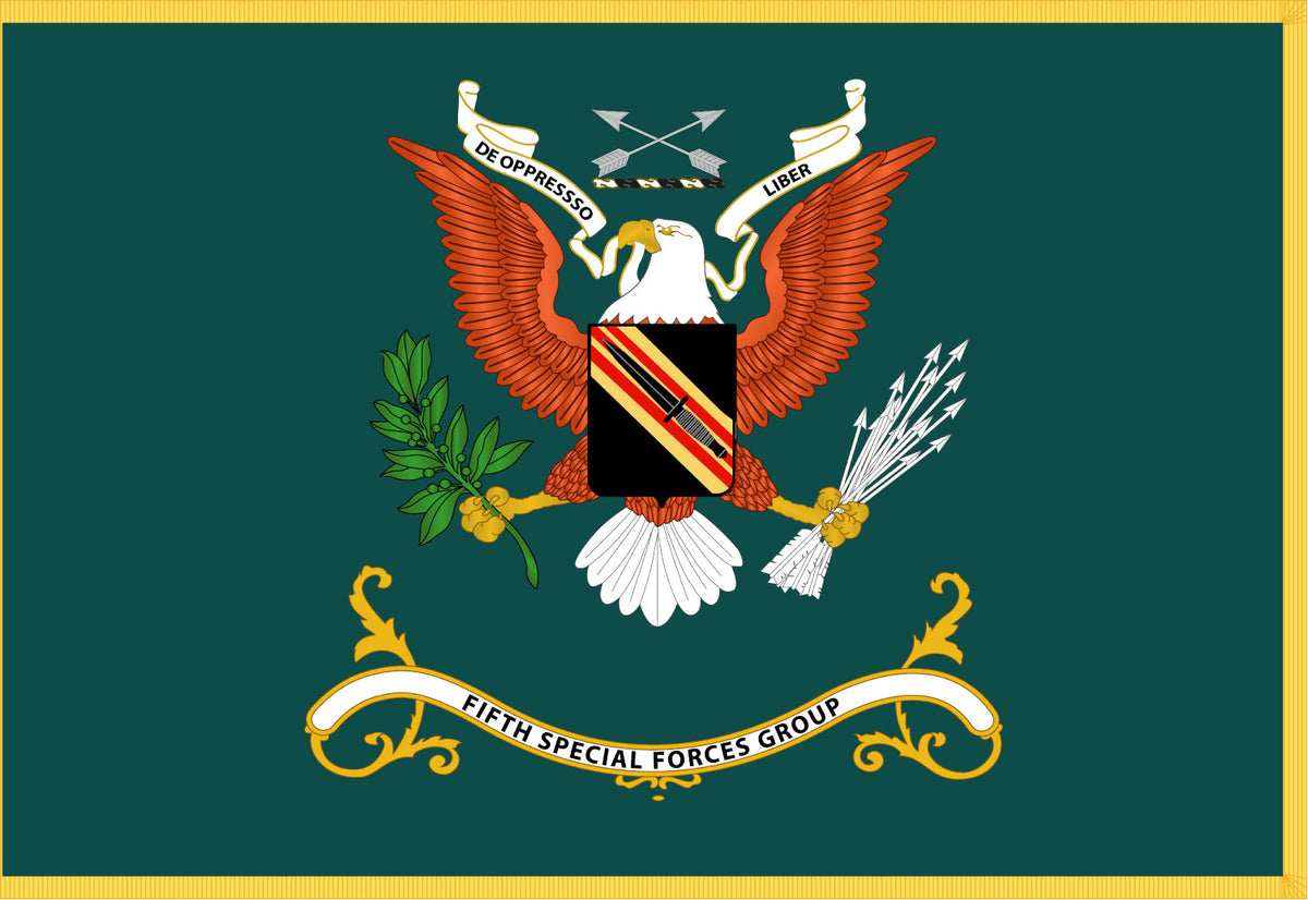Rectangle Flags - Army - Regimental Colors - 5th Special Forces Group ...