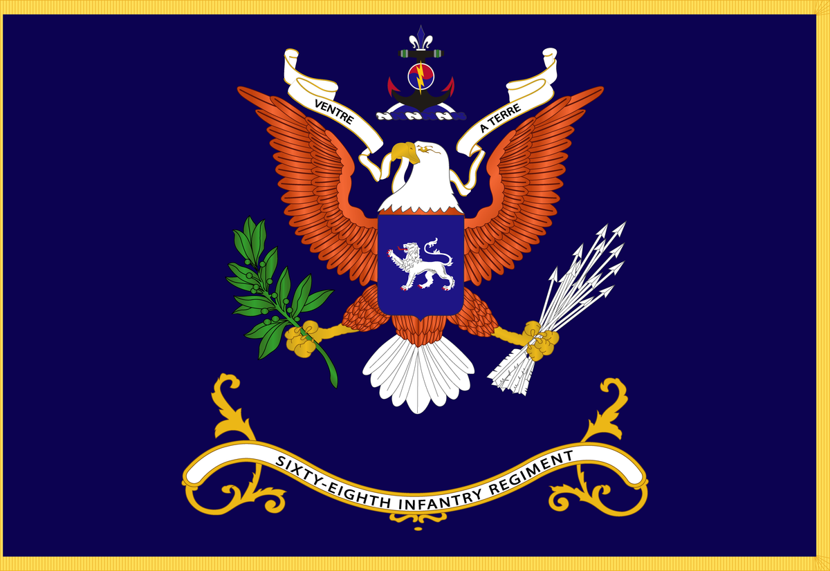 Rectangle Flags - Army - Regimental Colors - 68th Infantry Regiment ...