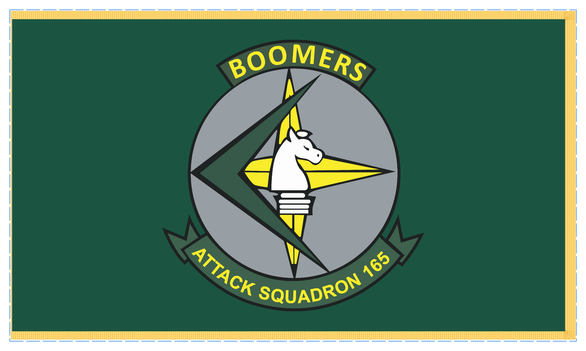 Rectangle Flags - Navy Attack Squadron 165 - Insignia – MIP Brand Store