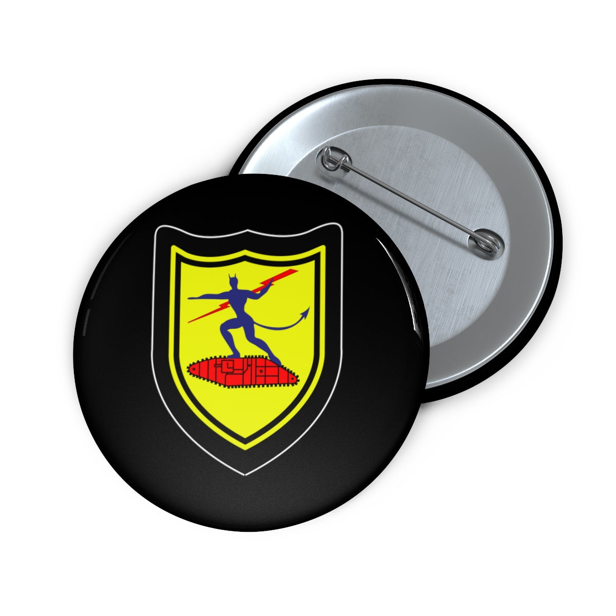 Custom Pin Buttons - Army - 740th Tank Battalion DUI wo Text – MIP ...