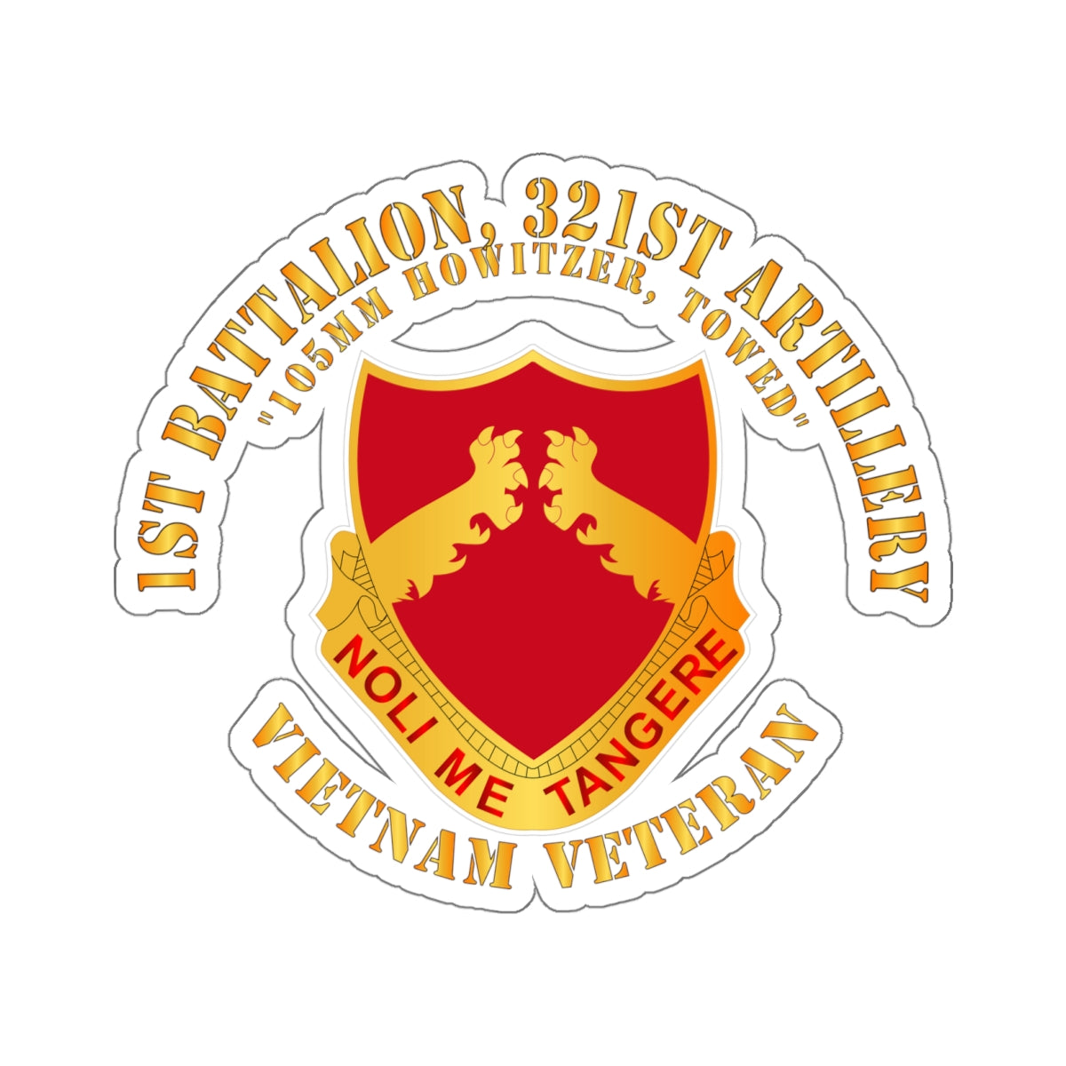 Kiss-Cut Stickers - 1st Battalion, 179th Infantry Regiment - Inf Branc ...