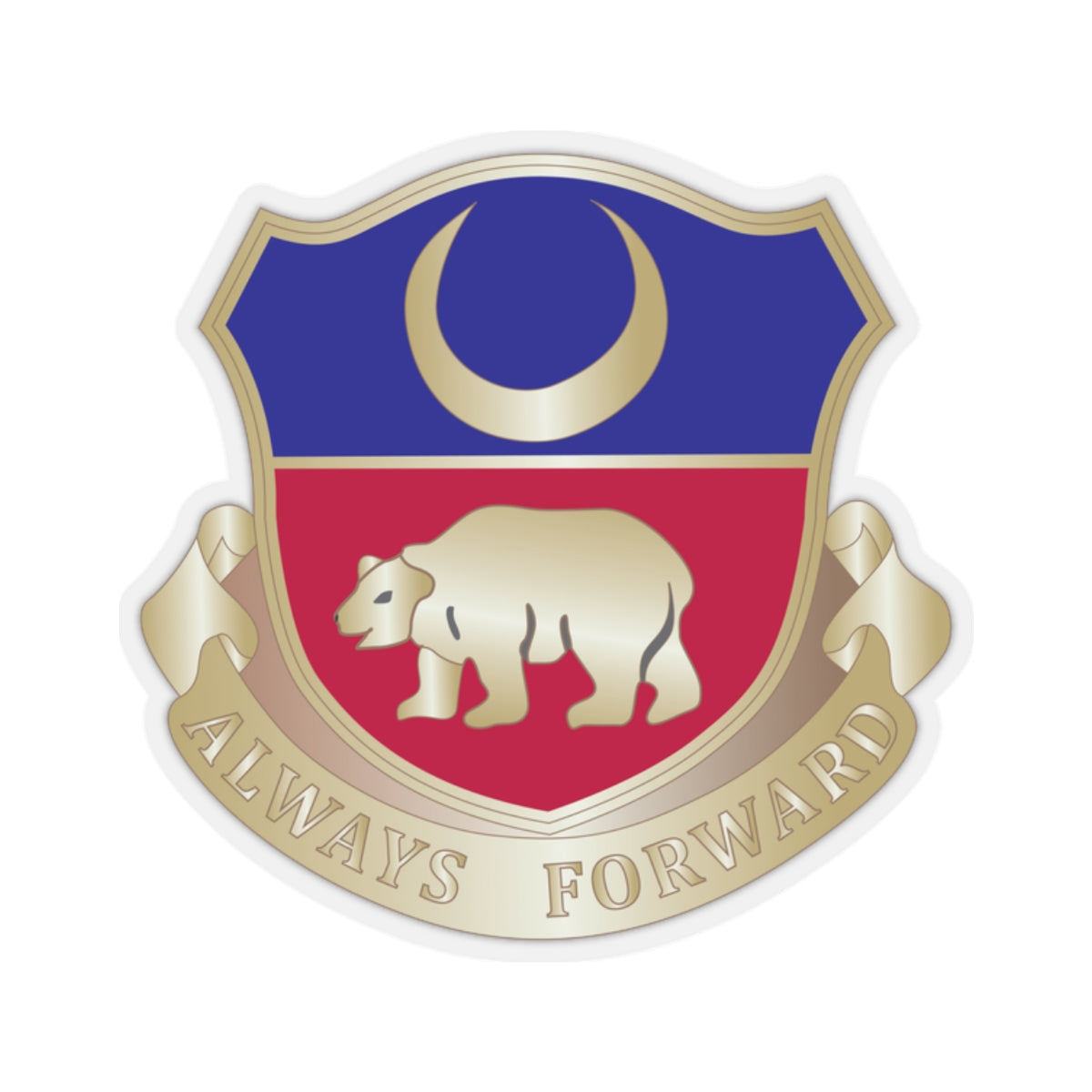 Kiss-Cut Stickers - 408th Infantry Regiment - Gold X 300 – MIP Brand Store