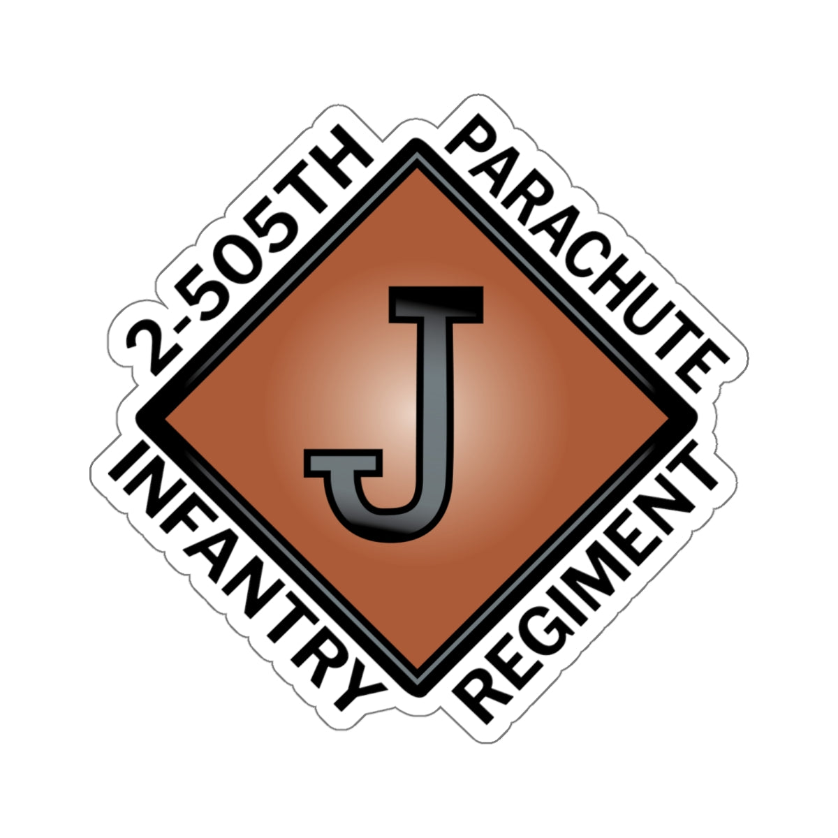 Kiss-Cut Stickers - 505th Parachute Infantry Regiment - J Sticker for ...