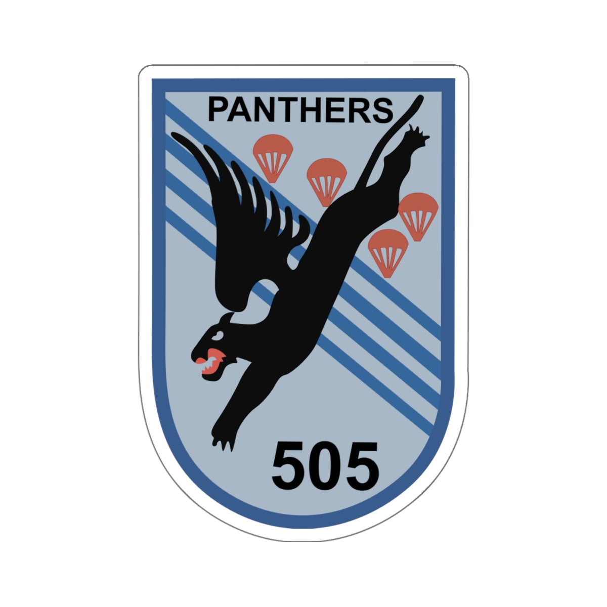 Kiss-Cut Stickers - 505th Parachute Infantry Regiment - SSI wo Txt X 3 ...