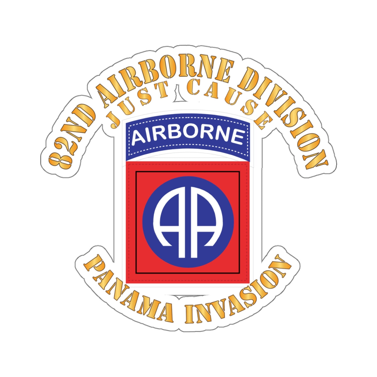 Kiss-Cut Stickers - Army - 82nd Airborne Division - Panama X 300 – MIP ...