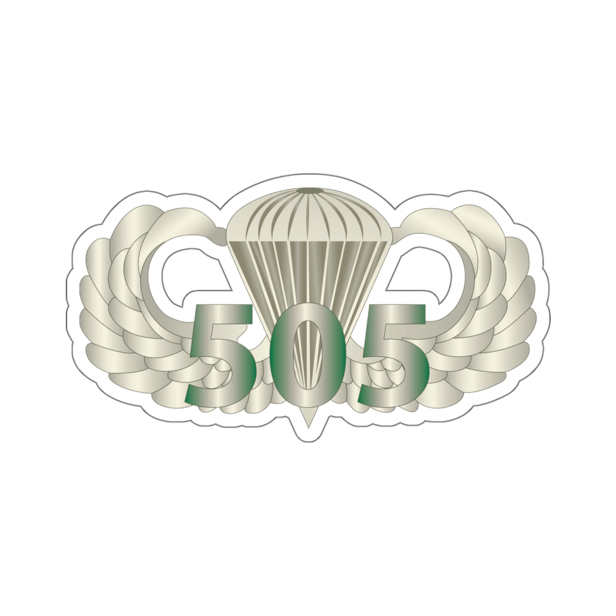 Kiss-Cut Stickers - Army - Airborne Badge - 505th Parachute Infantry R ...