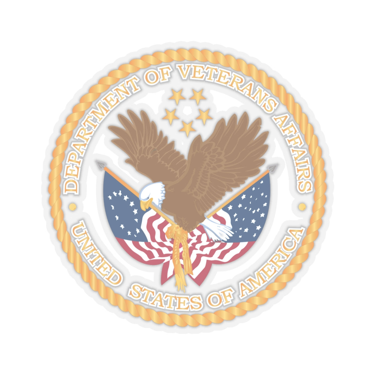 Kiss-Cut Stickers - VA - Dept of Veterans Affairs X 300 – MIP Brand Store