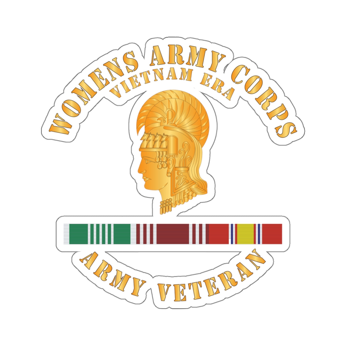 Kiss-Cut Stickers - Womens Army Corps Vietnam Era - w ARCOM - GCMDL- N ...