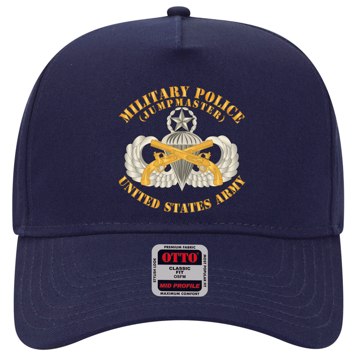 Baseball Cap - Military Police Branch w Jumpmaster Airborne Badge – MIP ...